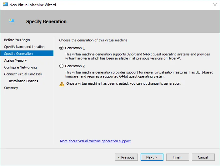 Hyper-V Generation 1 vs 2 - Which One to Choose?